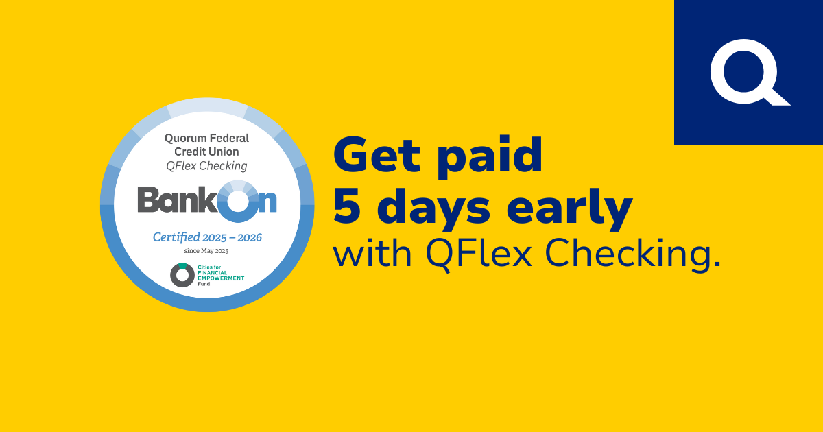 QFlex Checking: A Certified Bank On Account from Quorum